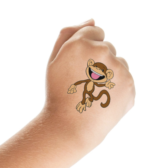 Monkey Temporary Tattoo - IndustryPrint Multi Store