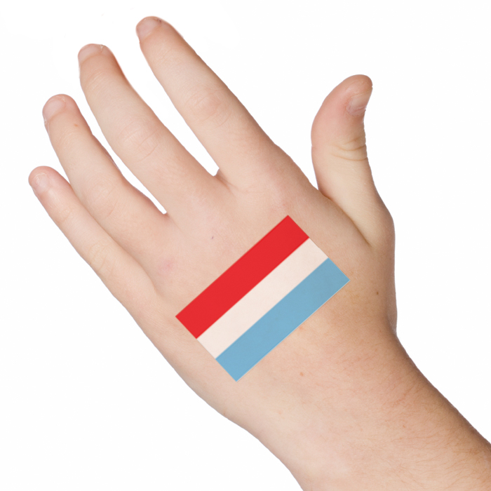 Netherlands Flag Temporary Tattoo - IndustryPrint Multi Store