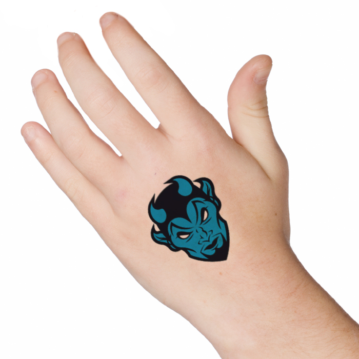 Blue Devil Temporary Tattoo - IndustryPrint Multi Store