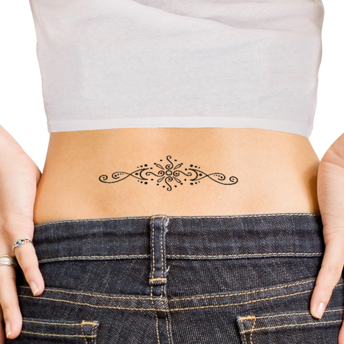Henna: Reaching Beyond Lower Back Temporary Tattoo - IndustryPrint ...